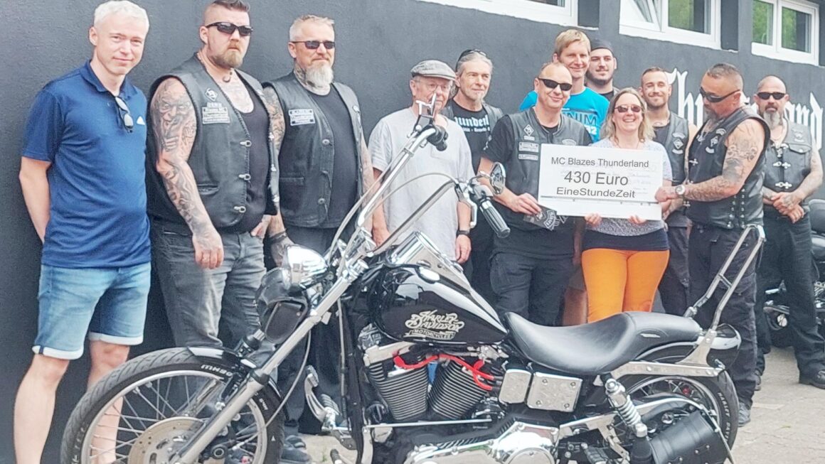 MC Blazes Thunderland spenden für EineStundeZeit – Eine Stunde Zeit